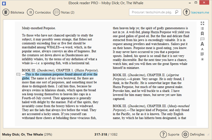 Ebook Reader: Leitor MOBI e EPUB Gratuito para Windows - Icecream Apps