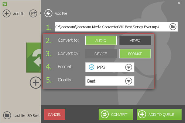 How to Convert Video to MP3 - Icecream Apps