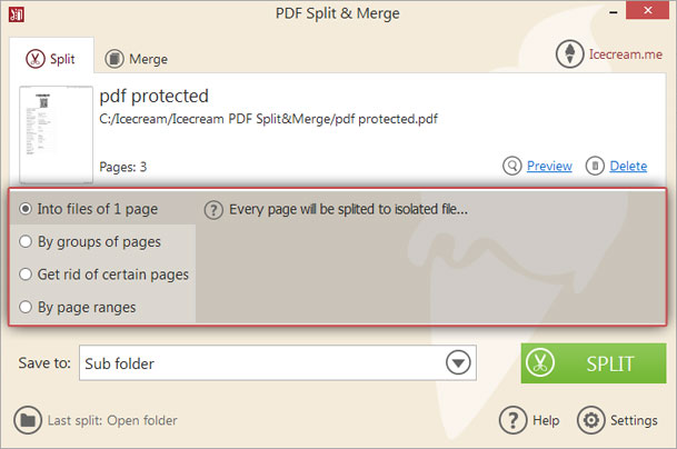 How To Split PDF Into Single Pages Icecream Apps