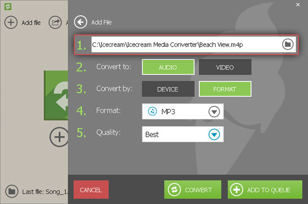 How to Convert M4P to MP3 - Icecream Apps