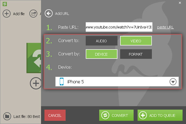 How To Convert URL To Video Icecream Apps