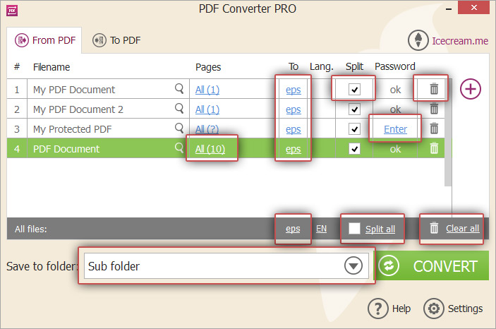 How To Convert PDF To EPS Icecream Apps