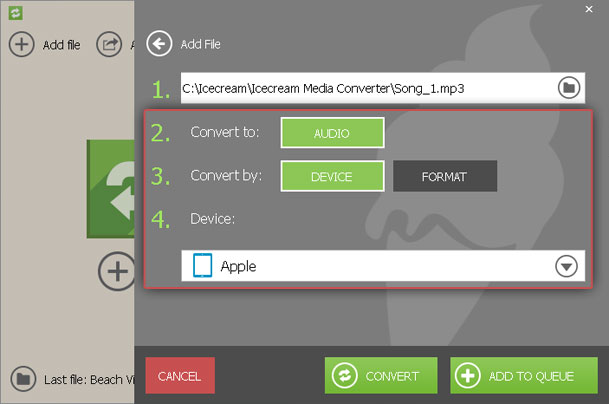 How to Convert Audio Files - Icecream Apps